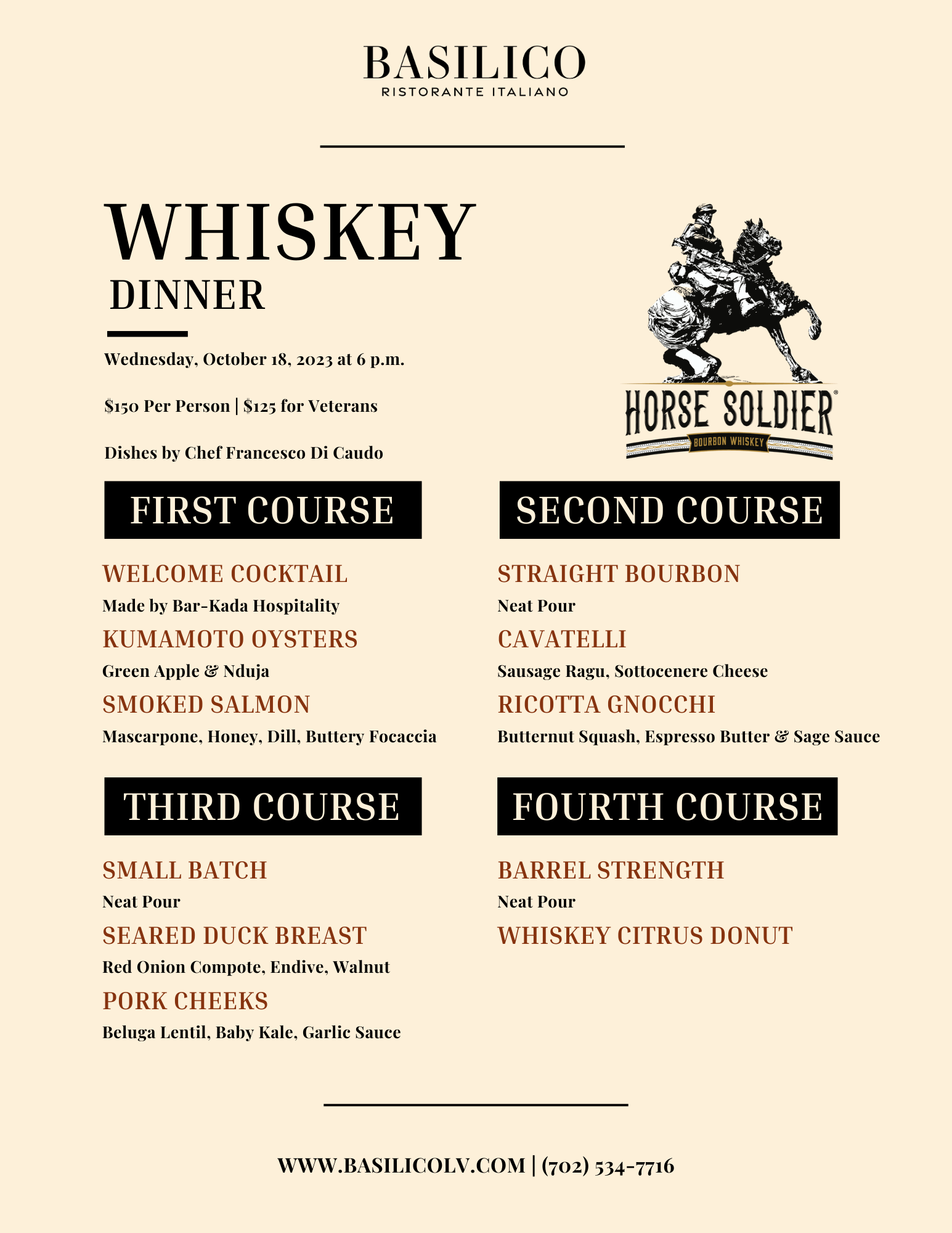 Elevate Your Dinner Experience at Basilico with a Special 4-Course Food ...