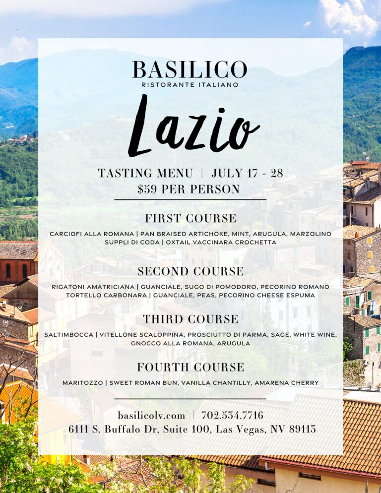 Specials | Basilico Ristorante Italiano
