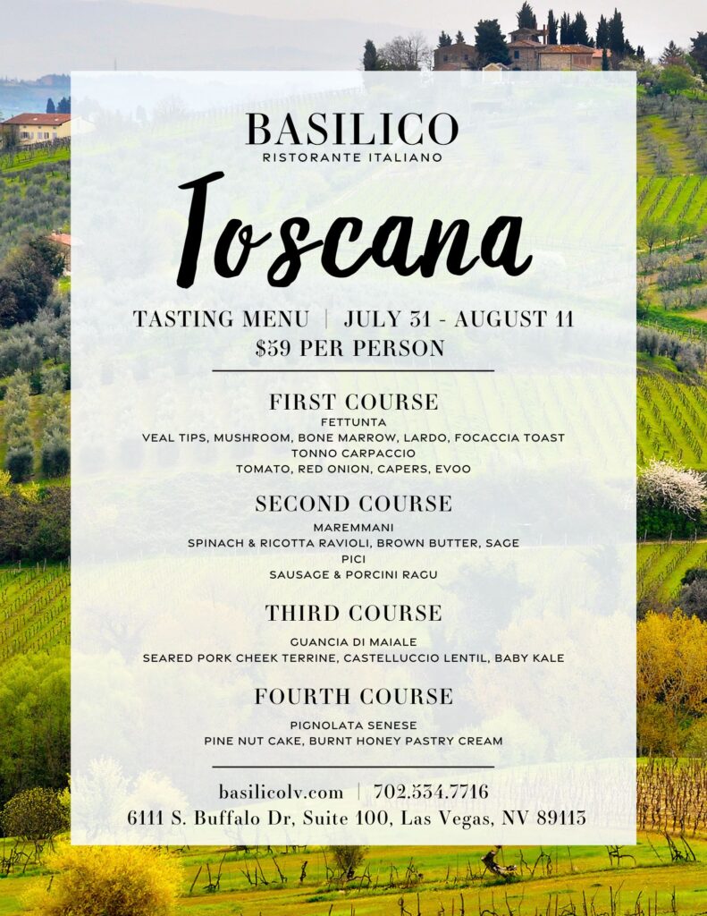 Specials | Basilico Ristorante Italiano