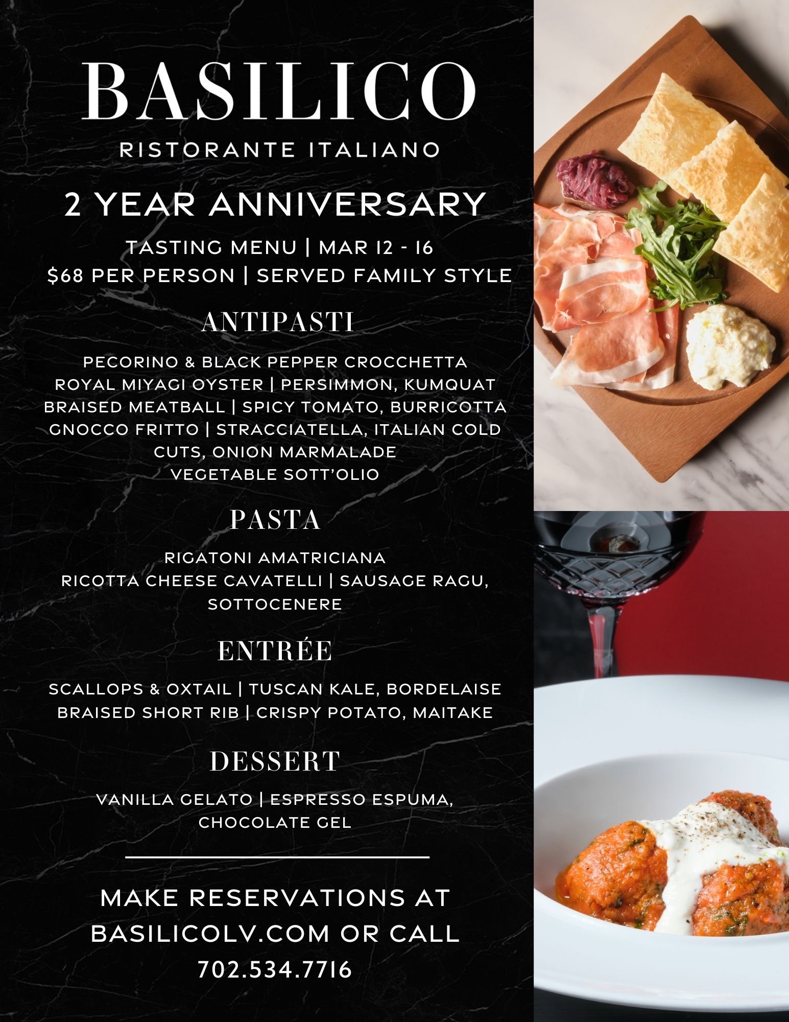 Basilico Ristorante Italiano Commemorates 2nd Anniversary | Basilico ...